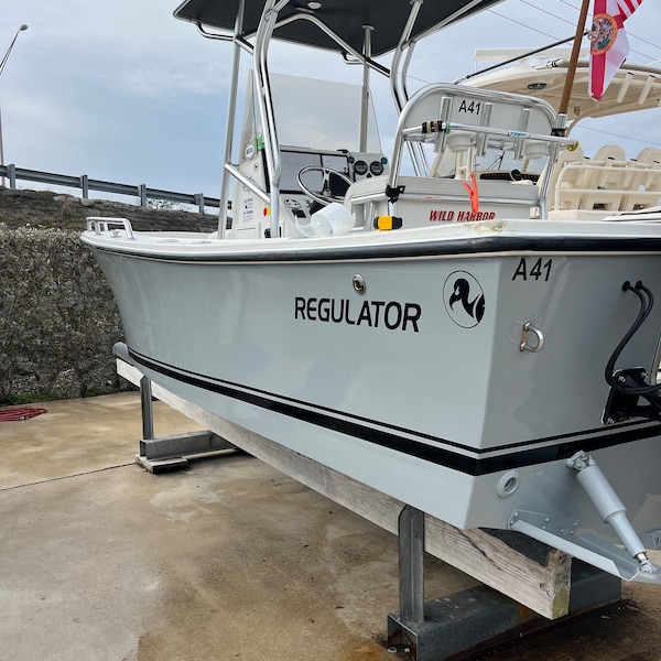 Regulator Boat Emblem Domed Decals Stickers (set) - Etsy