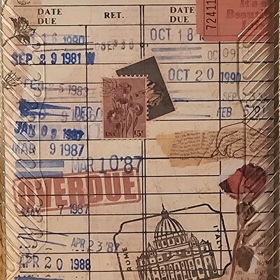 LIBRARY CARD Kindle Insert for Clear Case PRINTABLE Paperwhite Basic ...