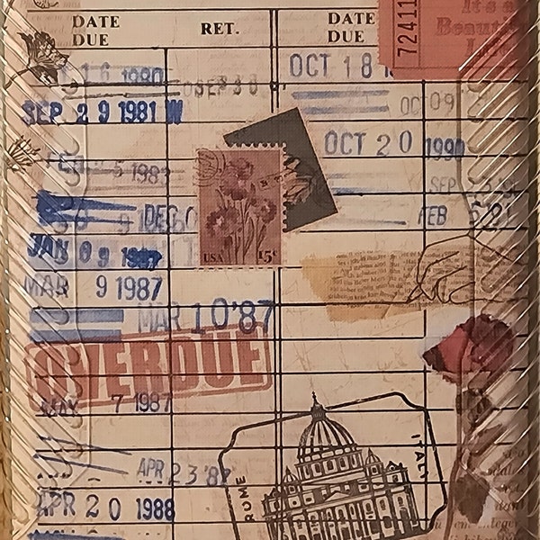 LIBRARY CARD Kindle Insert for Clear Case -PRINTABLE- Paperwhite Basic ...