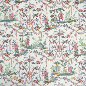 Textiles Français PROVENÇAL SCALES Fabric 100% Cotton, 160 Cm Wide - Etsy
