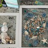 Seashell Beach Wall Art for Bathroom Decor, Square Art for Beach ...