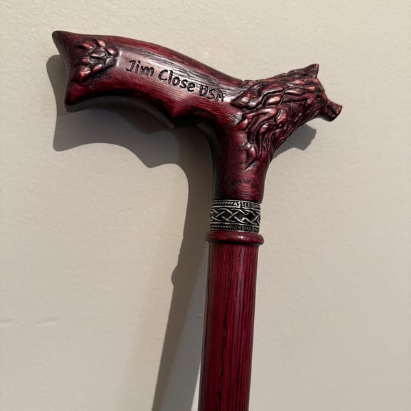 Custom Walking Cane - Wooden Walking Stick for Men - Handcrafted ...