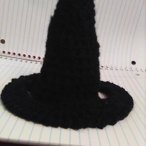 Crochet Pattern: Witch Hat for Cats, PDF Instructions for Cat Witch Hat ...