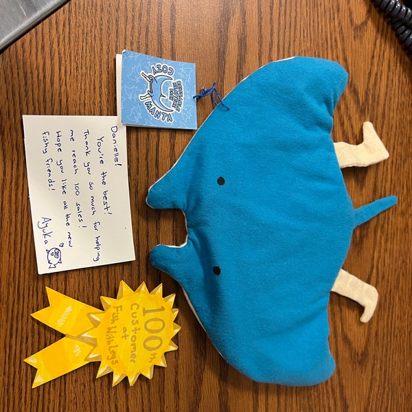 Fish With Legs Plushie (blue) Big - Etsy
