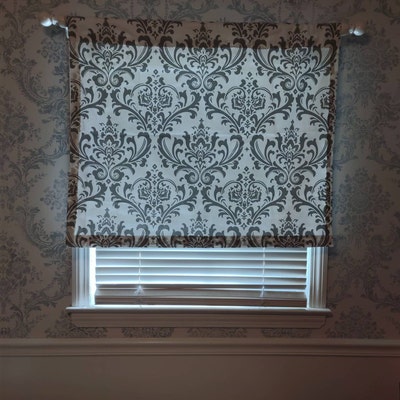 Pleated Lynn Block Print Cafe Curtain Tier Curtains Kitchen - Etsy