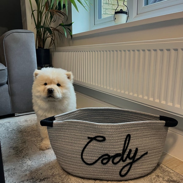 NEW ! Teddy Cloth Nappy Caddy - Diaper Storage Basket Organiser - Cream ...