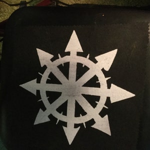 Chaos Patch, Black Large for Back Patch or Bag Anarchy Patch Punk Patch ...