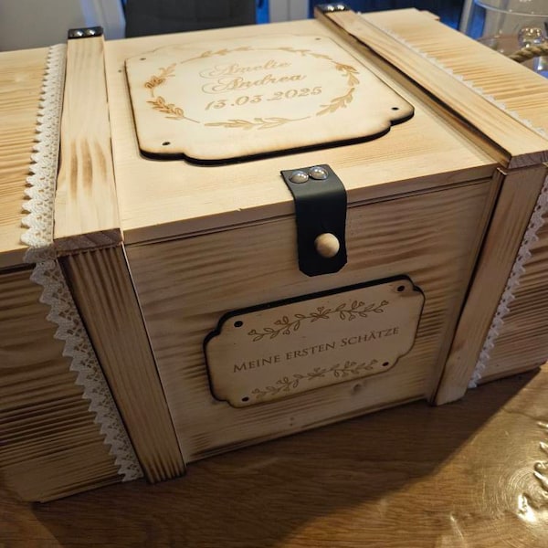Large Storage Box / Wooden Memory Box / Storage Box / Memory Box ...