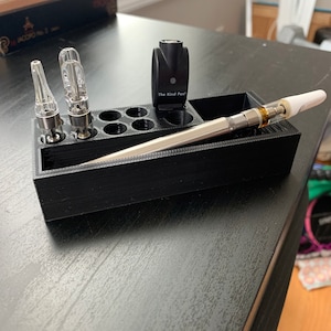 Vape Pen Cartridge Holder Organizer and Stand. Hold up to 8 Spare 510 ...