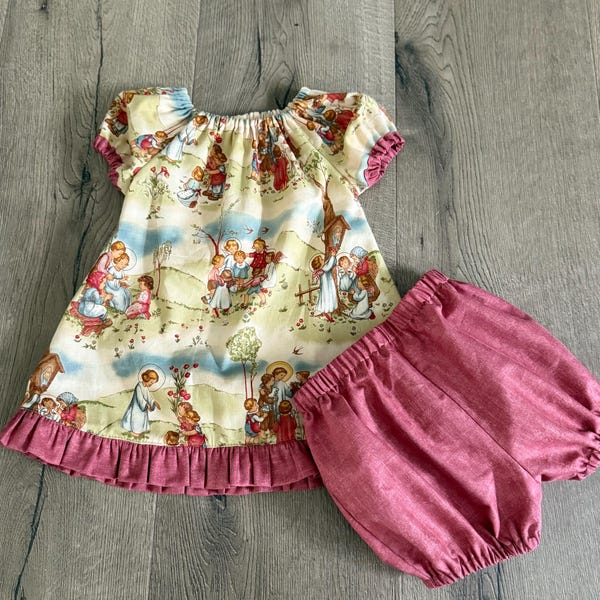 Girls Knit Fabric Dress Pattern Printable PDF Includes Projector File ...