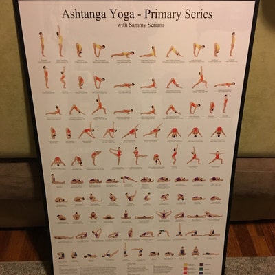 Digital Download Yoga Poses Poster 24x36 Yoga Chart Yoga Pose Poster ...