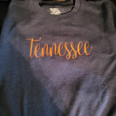 Tennessee Embroidery Script in Three Sizes to Fit 8x12, 6x10, and 5x7 ...
