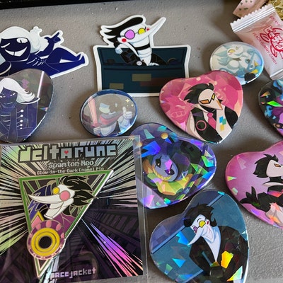 Deltarune Holographic Button/magnet Series 2 - Etsy