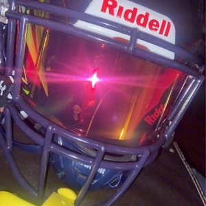 Precision Football Helmet Visor Mirror Chrome - Etsy