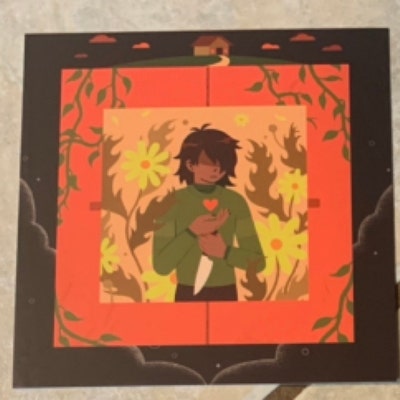 Deltarune Kris Home Print - Etsy