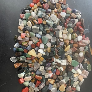 Assorted Mix Tumbled Stones: SMALL MEDIUM or LARGE Sizes - Etsy