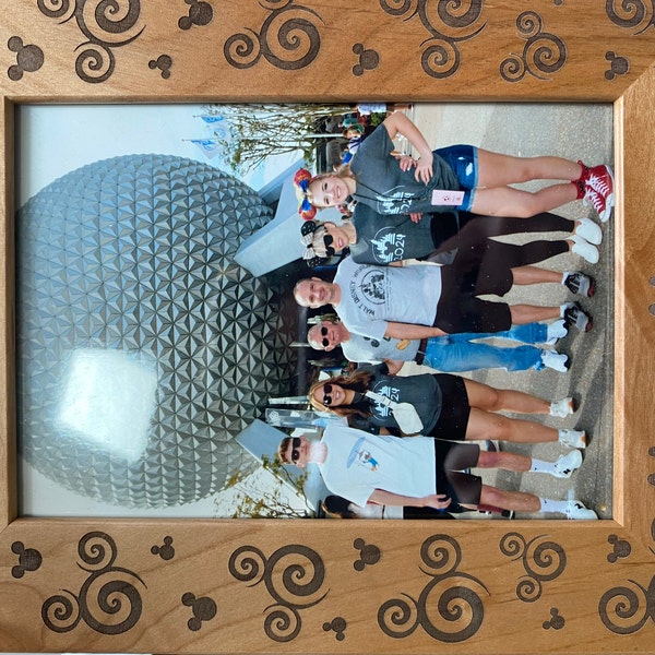 Personalized Picture Frame, 5x7, Custom Gift, Disneyland, Disneyworld ...