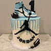 Small Nike Jordan Sneaker/trainer/shoe Cake Topper. Shoe Cake ...
