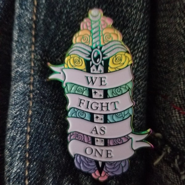 We Fight as One Enamel Pin - Etsy