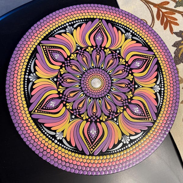 30cm Handmade Mandala Painting - Etsy