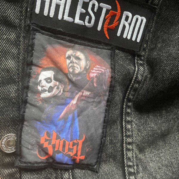 Papa IV Horror, Horror Band Inspired, Handmade Satin Patch - Etsy