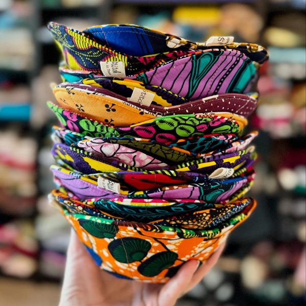50 5 Fabric TRIANGLES African No Duplicates Ethnic Ankara Quilting ...