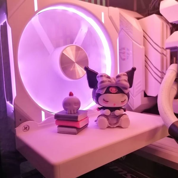 PC Figure Platform - 120mm, 140mm - PC Fan Cover - 3D Printed Gaming ...