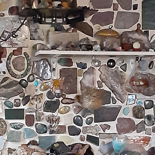 Sonoran Dendritic Rhyolite Stone Lapidary Slab, 7mm Thick, Rough Stone ...