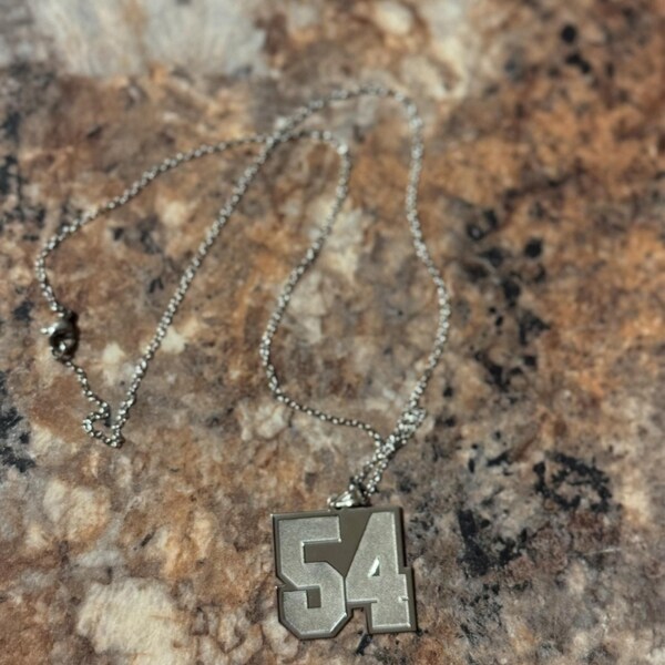 Sports Number Necklace • Number Necklace • Custom Number Necklace ...