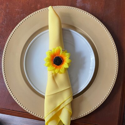 Light Yellow Napkin Polyester - Etsy