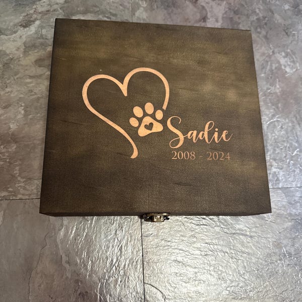 Personalized Time Capsule Keepsake Box, 1st Birthday Memory Box, Baby's ...