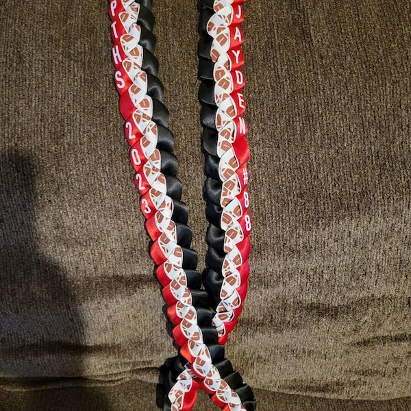 Football Leis (senior Night, Graduation) - Etsy