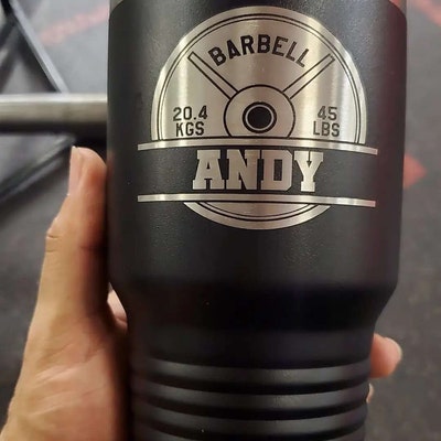 Personalized Weightlifting Tumbler Cup Weightlifting Gift Customized ...
