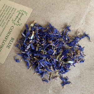 Dried Cornflower Petals Blue Cornflowers Plastic Free Flower Confetti ...