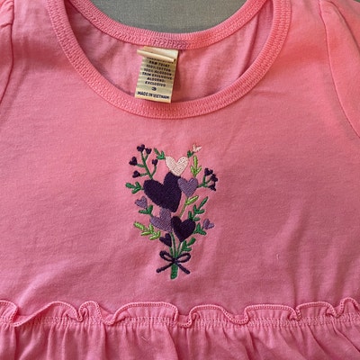 Heart Sign Embroidery Design Hands Making a Heart Embroidery Design ...