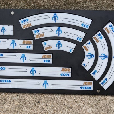 Acrylic Maneuver and Range Ruler Templates Second Edition Compatible - Etsy