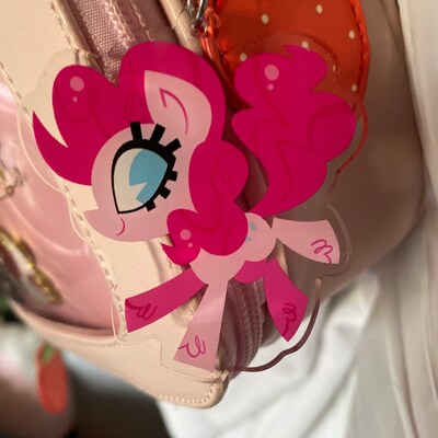 MLP Pinkie Pie Acrylic Charm Keychain - Etsy