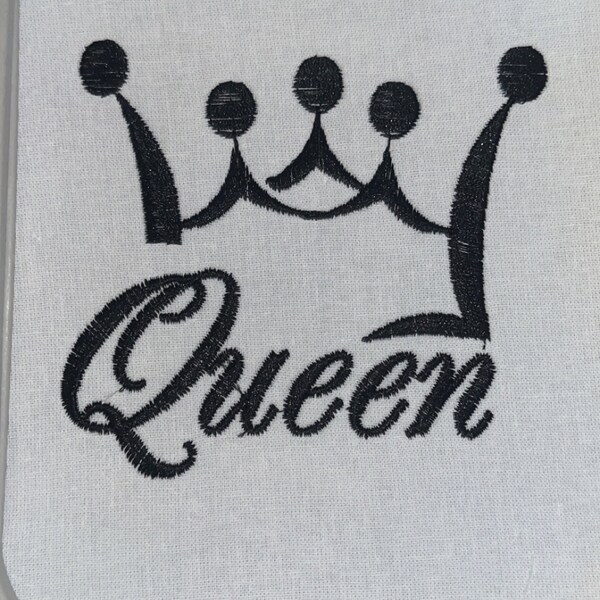 Queen Crown Machine Embroidery Design Instantly Download - Etsy