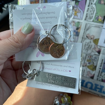 You're Worth Every Mile Between Us Keychain-long Distance Custom ...