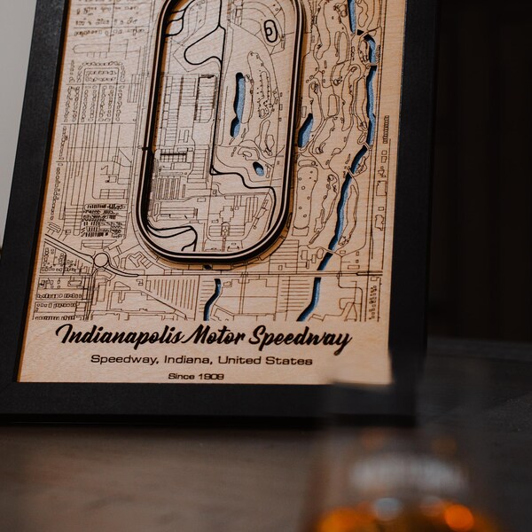 Indianapolis Motor Speedway Wall Art | Indy 500 | Verizon 200 | 3D ...