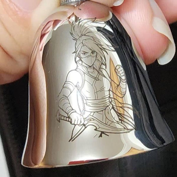 Custom Engraved Stainless Steel Guardian Bell - Personalized Motorcycle ...