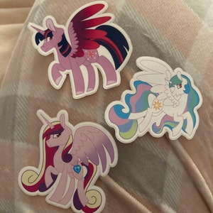 Sale Classic Princess MLP Vinyl Stickers - Etsy