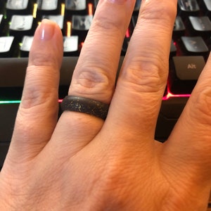 Glitter Silicone Rings, Stackable, Water Proof, Wedding, Eco Friendly ...