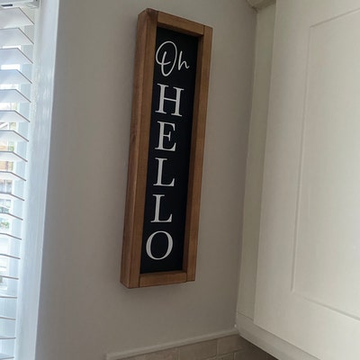 Love You,bye Farmhouse Style Modern Sign Rustic Present gift UK Quote ...