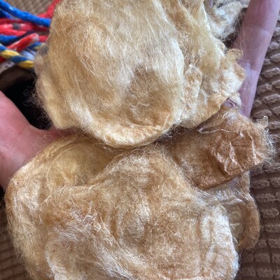 Denim Fiber Cotton Shoddy Reclaimed Blue Cotton Fiber - Etsy