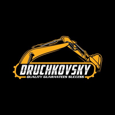 Excavator Logo Template Bucket Excavator Svg Construction Logo Digging ...