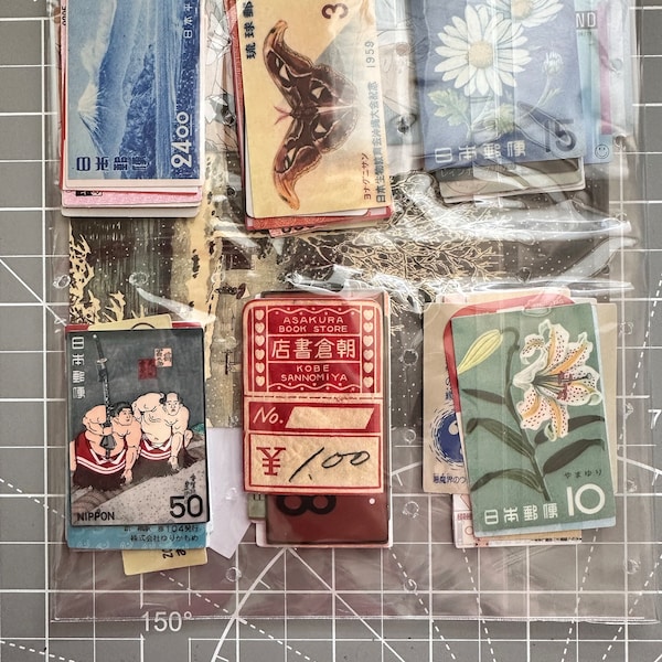 50 Japanese, Kawaii, Aesthetic Stickers for Scrapbooking & Crafts - Etsy