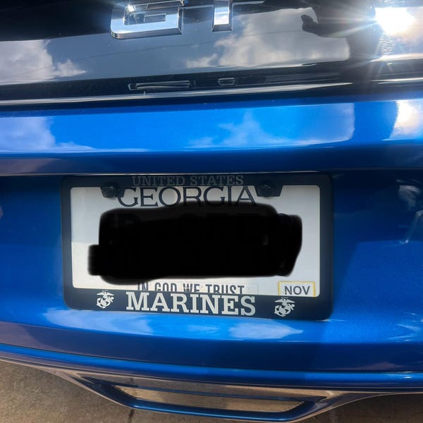 Akatsuki Cloud Metal License Plate Frame - Etsy