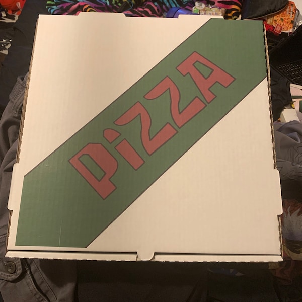 Krusty Krab Pizza Box, Full Size Costume Prop From Spongebob Delivery ...