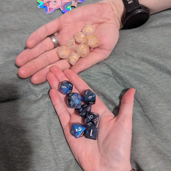 Mushroom Dice Vault and Multicolored Mushroom Dice Set, Dice Set ...
